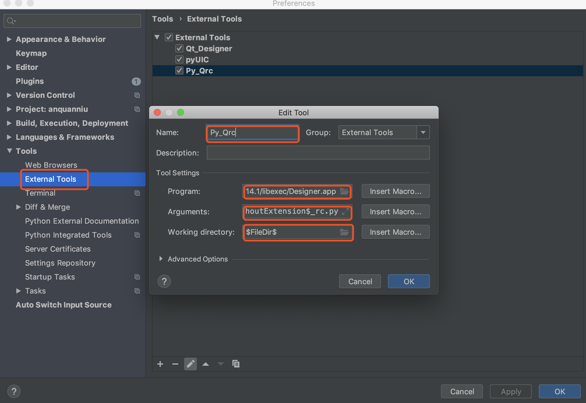 Mac配置PyQt5+pyCharm并使用 - Guko's Blog